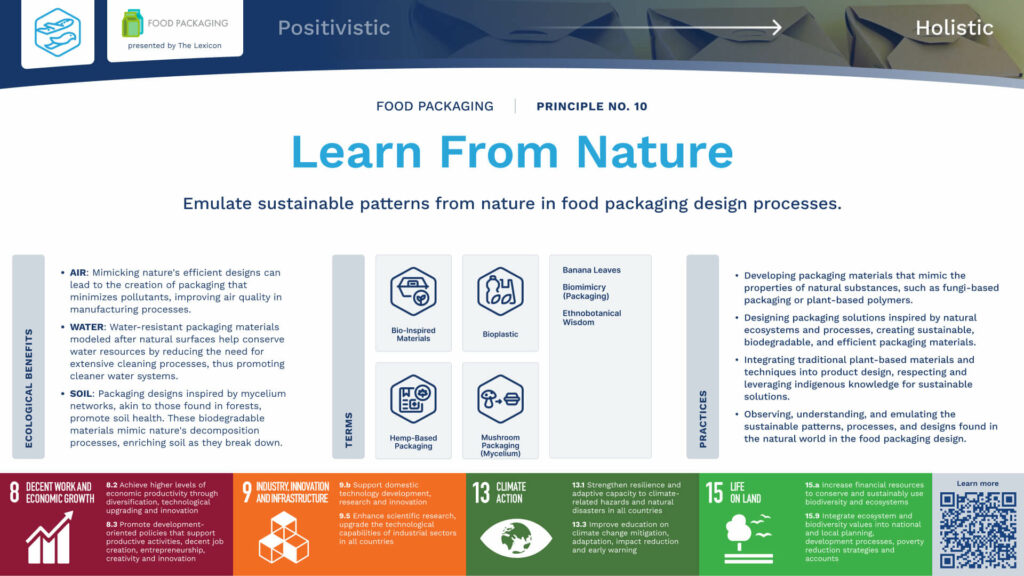 Food Packaging: Ten Principles